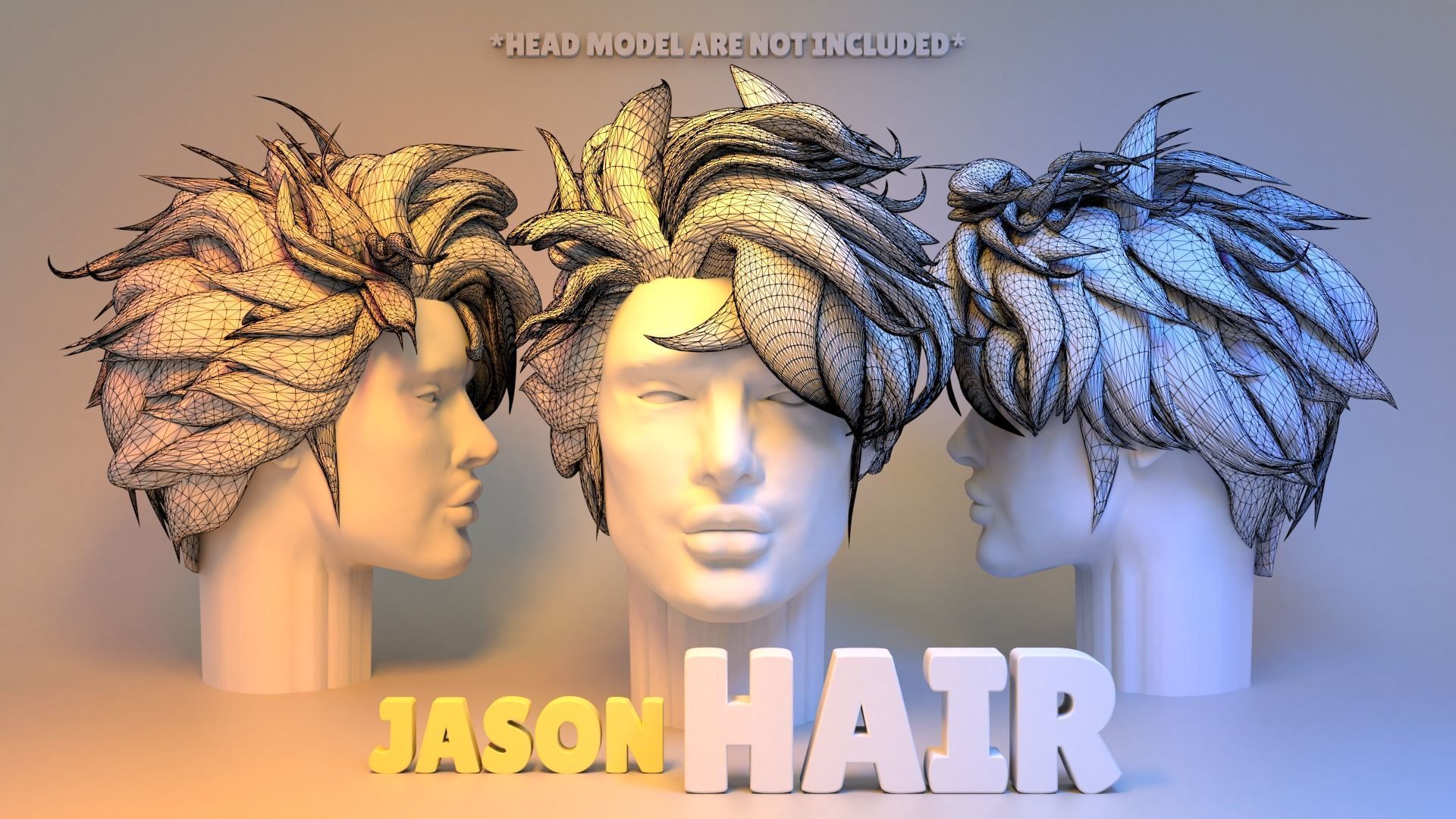 Jason Hair 3D model | CGTrader