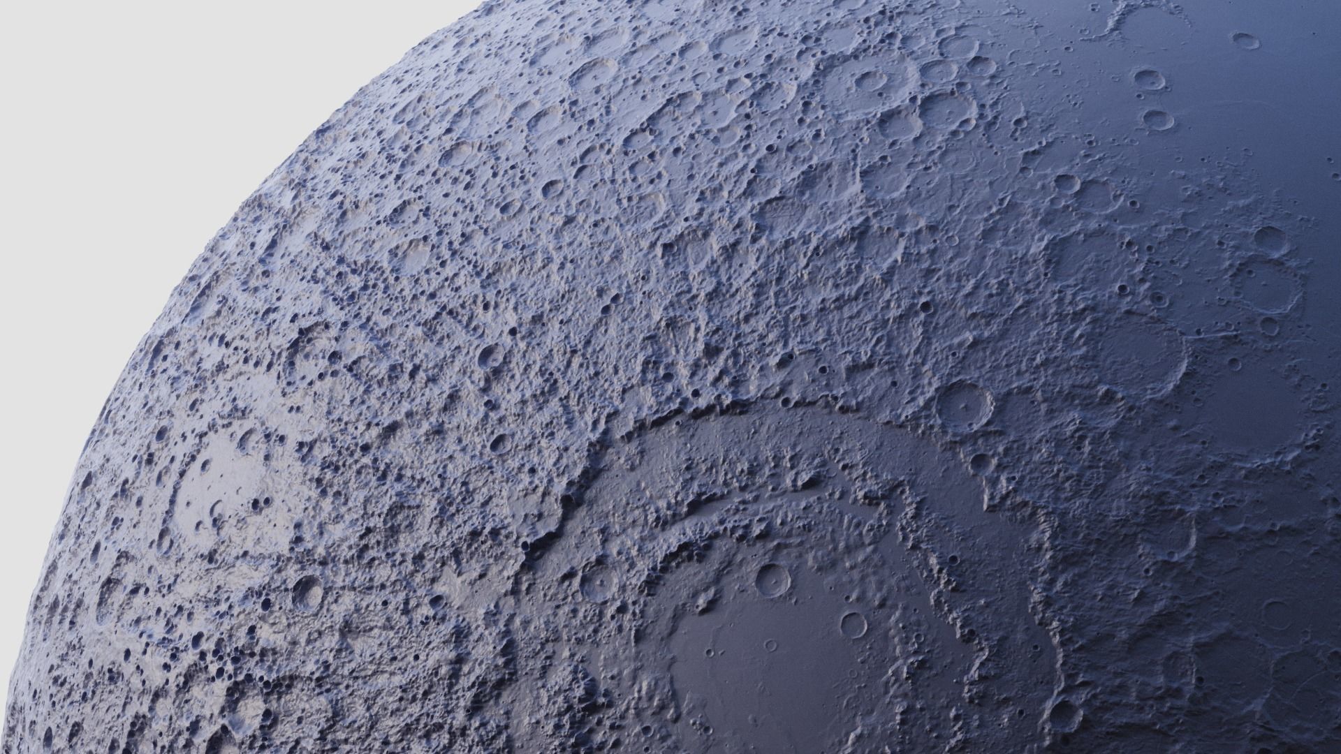 Printable moon - two insertable parts 3D model 3D printable | CGTrader