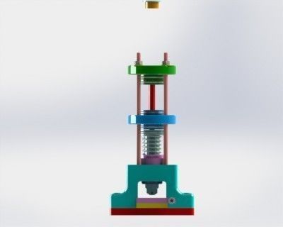 Presser mechanical device free 3D model | CGTrader