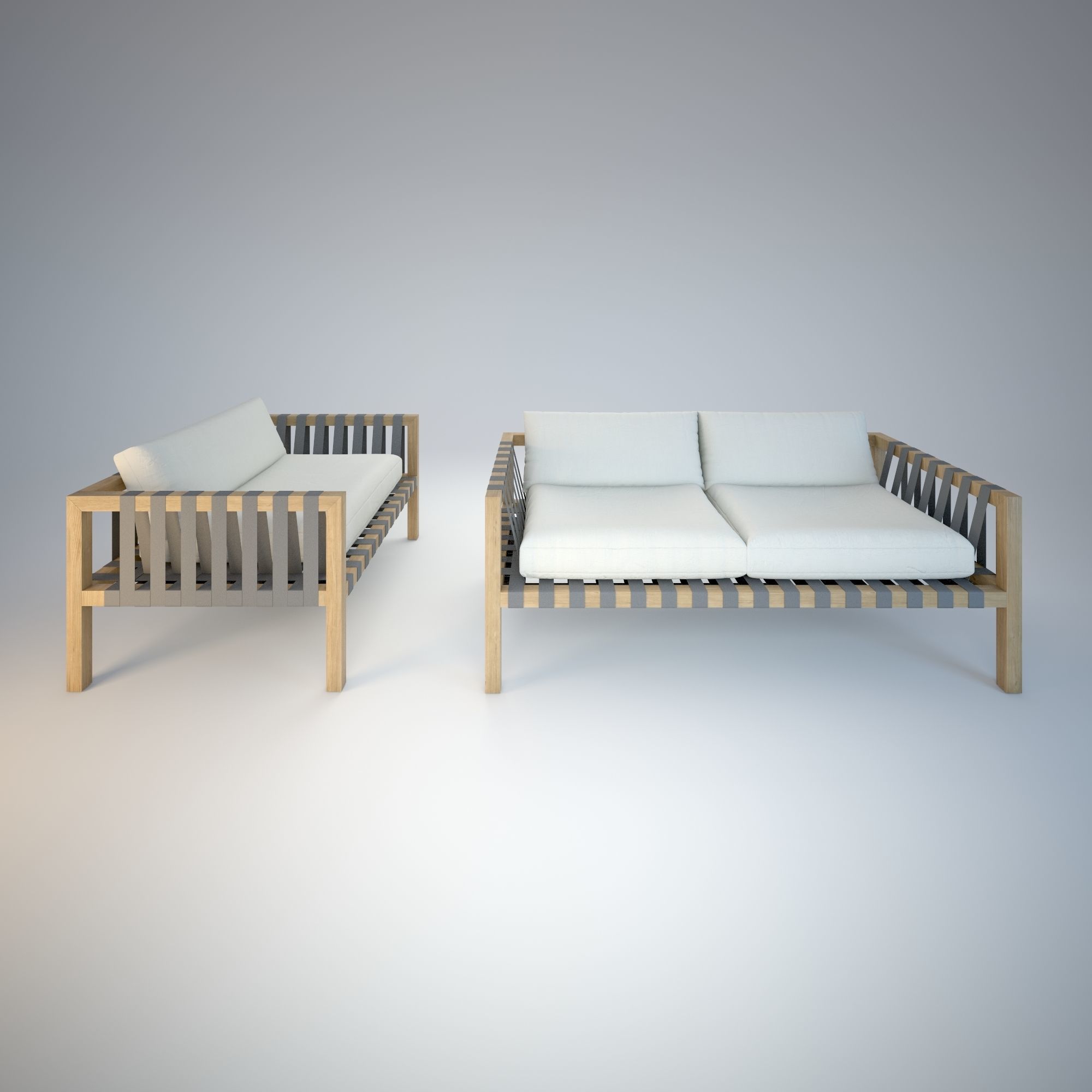 RODA MISTRAL SOFA 3D model | CGTrader