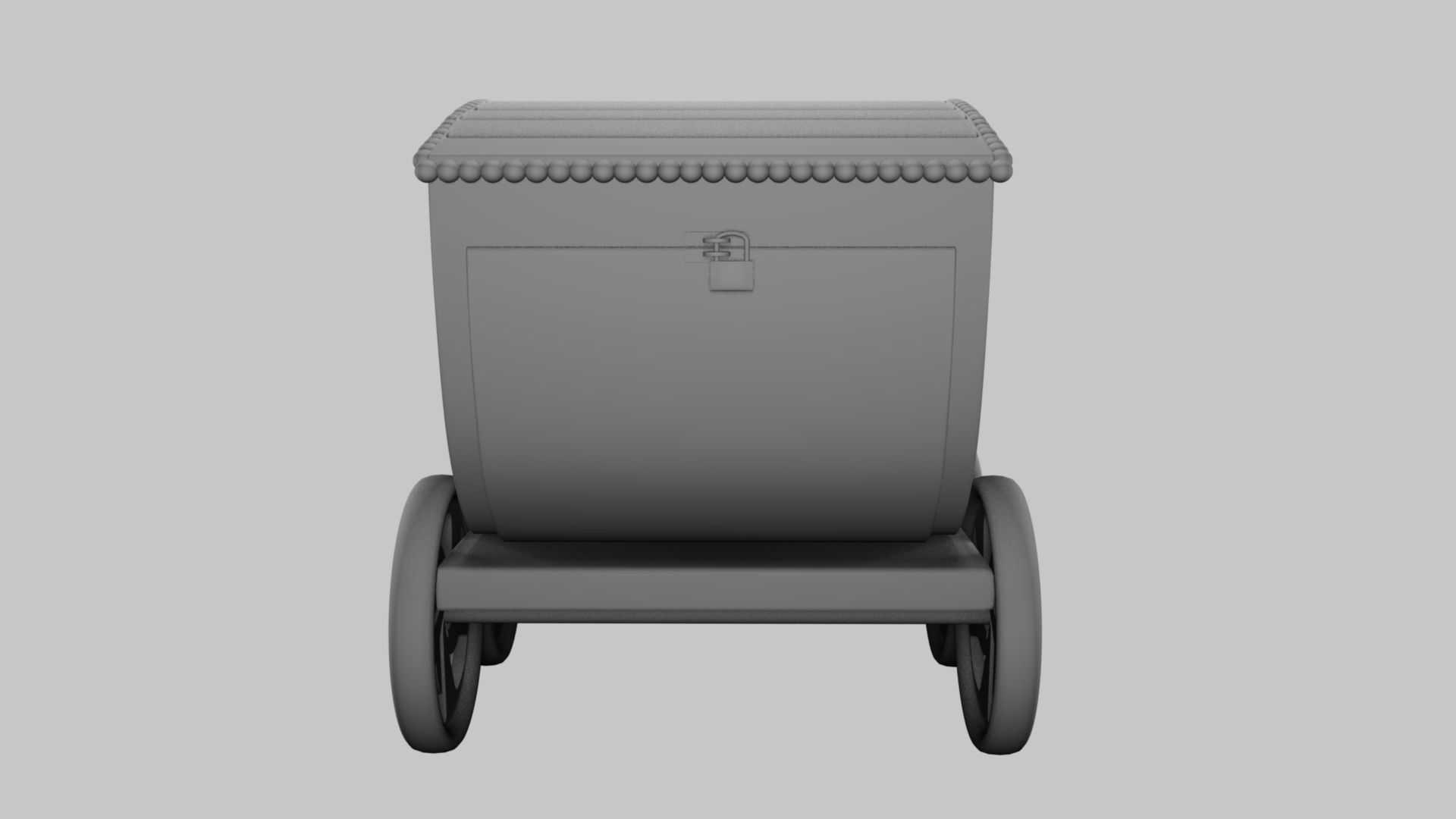 Circus Wagon Cage 3D model | CGTrader