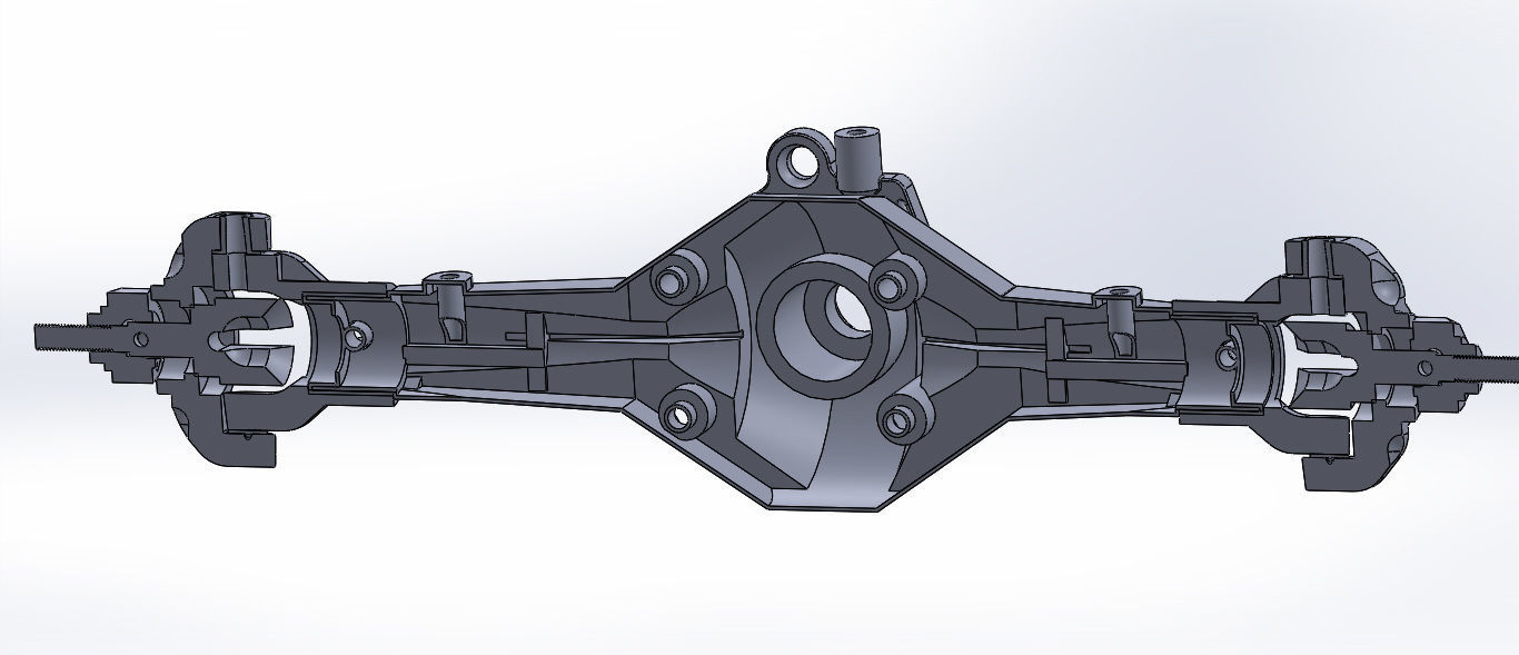 Axial AX10 Axle Set AX30488 Full Assembly 3D Printable Model 3D model ...