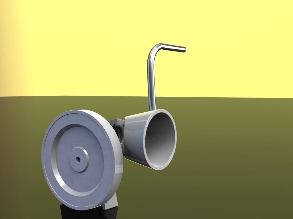 Corn grinder free 3D model | CGTrader