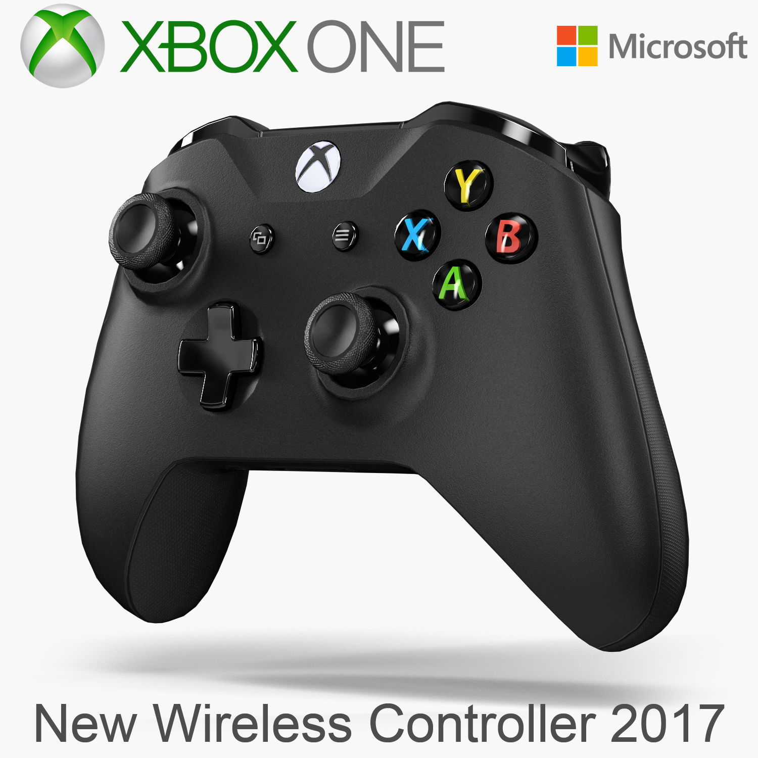 3D model Microsoft Xbox One Wireless Controller New VR / AR / low-poly ...