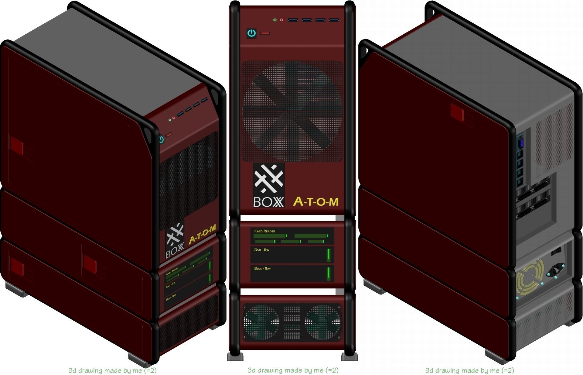 WorkStation BOXX ATOM free 3D model | CGTrader