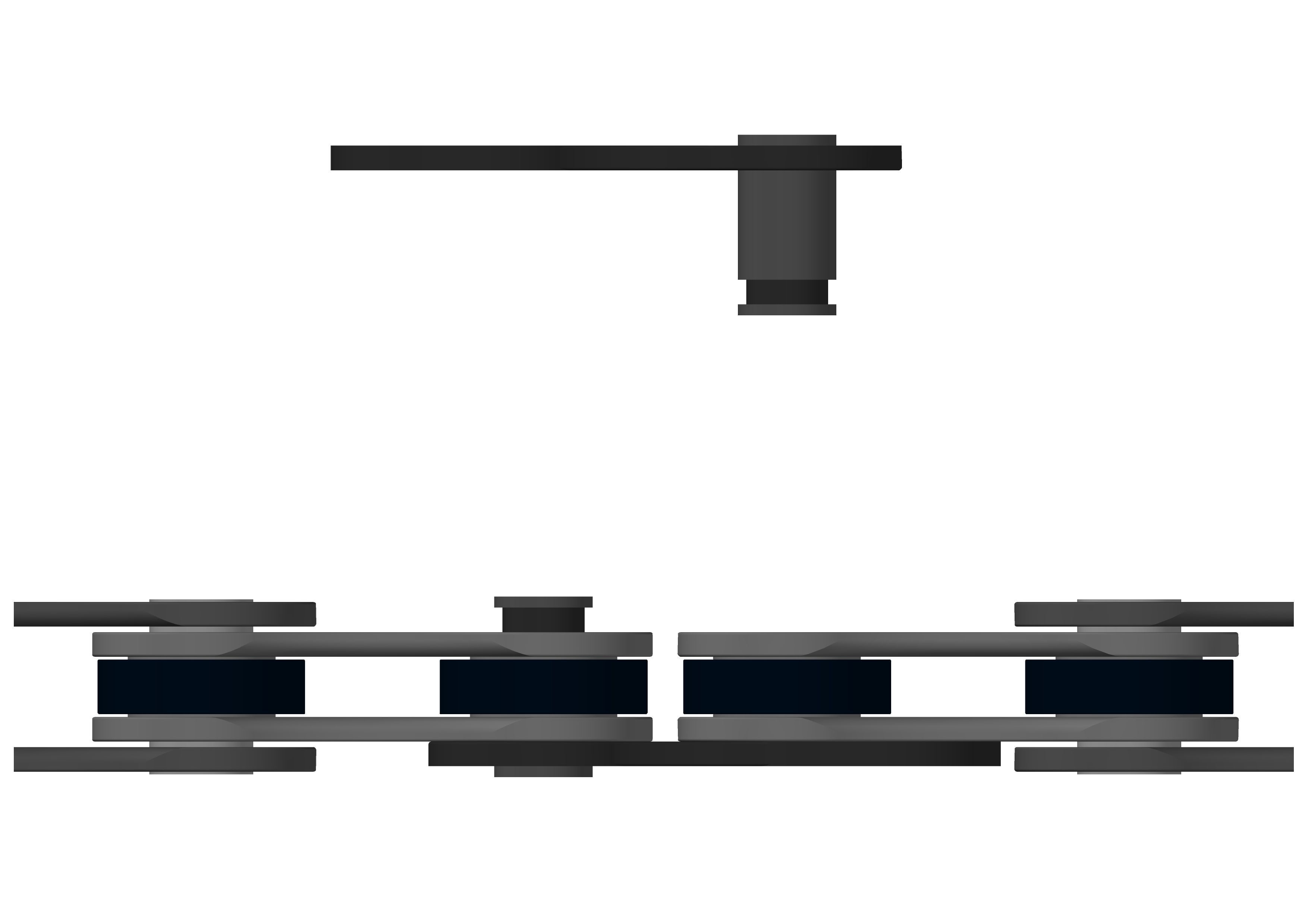 Shimano Deore LX Chain 9-speed and Missing Link KMC 9s free 3D model ...