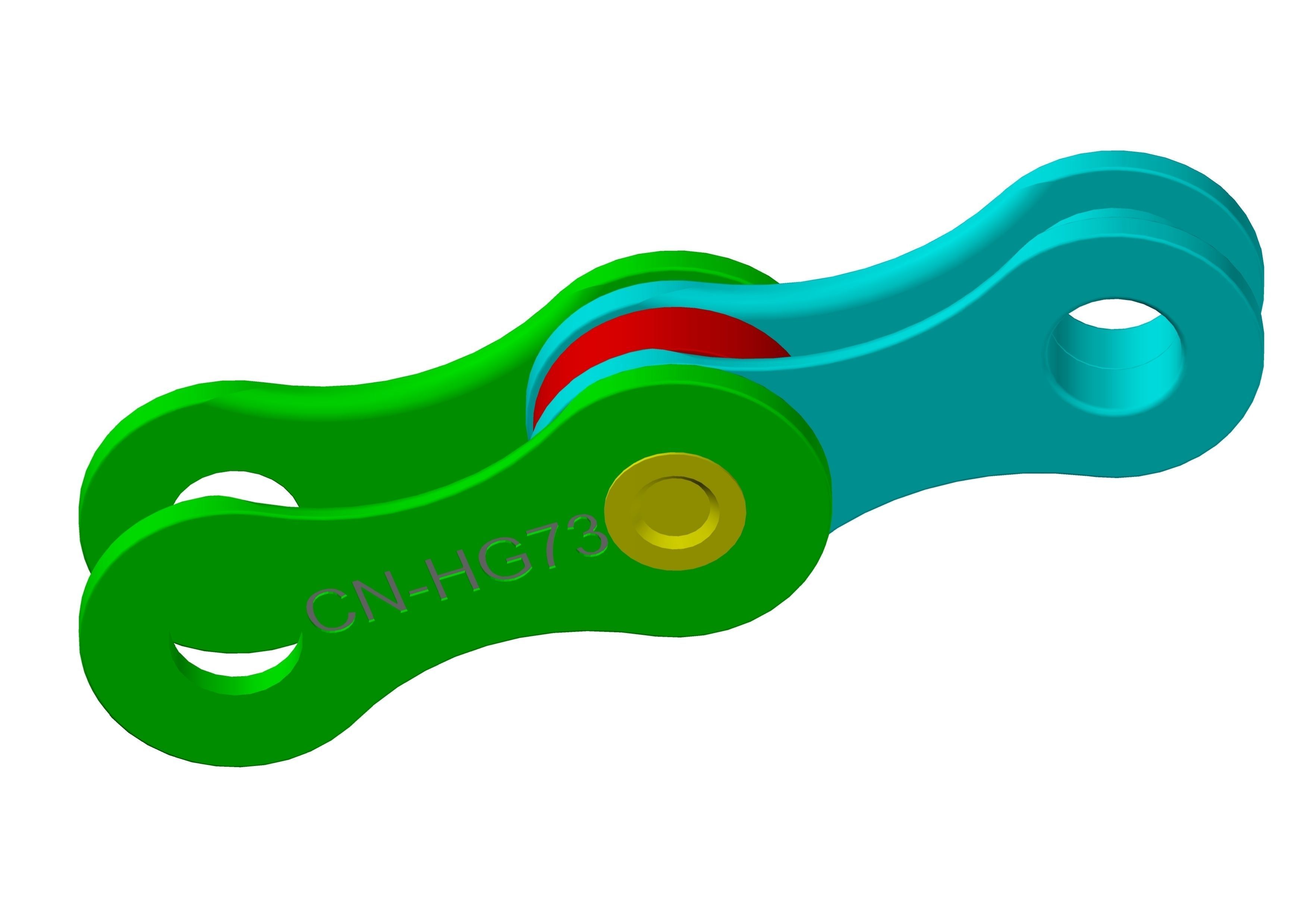 Shimano Deore LX Chain 9-speed and Missing Link KMC 9s free 3D model ...