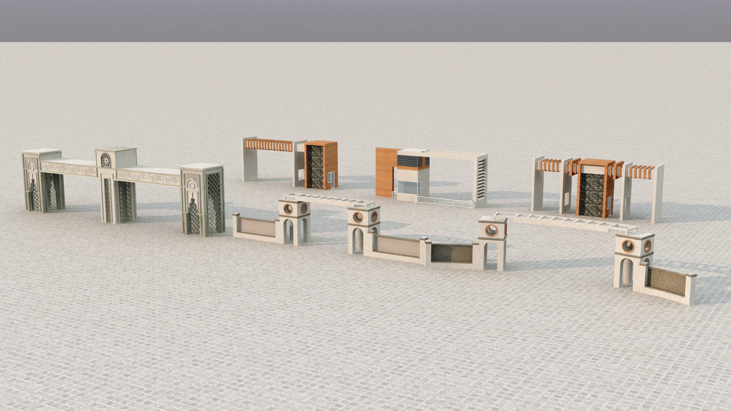 GATE GATEWAY 3D model | CGTrader