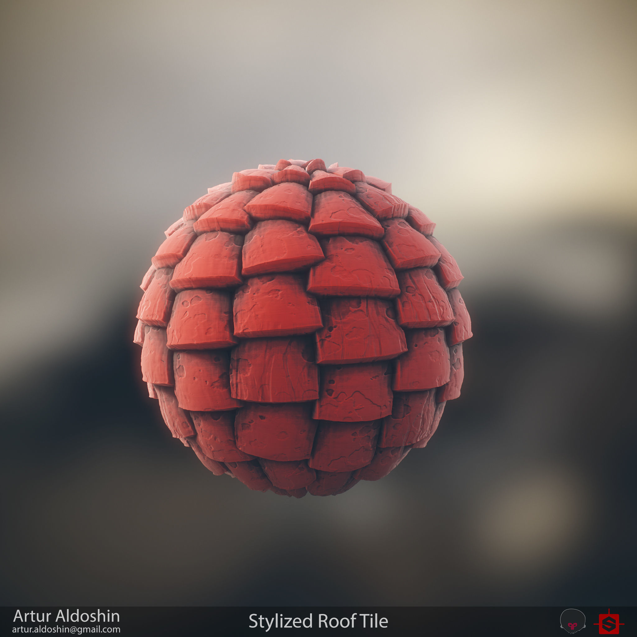Stylized Roof Tile Texture | CGTrader
