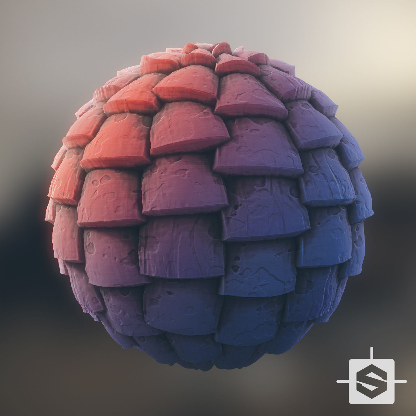 Stylized Roof Tile Texture | CGTrader