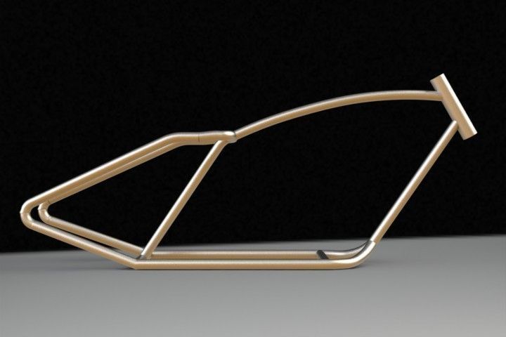 CHOPPER FRAME free 3D model | CGTrader