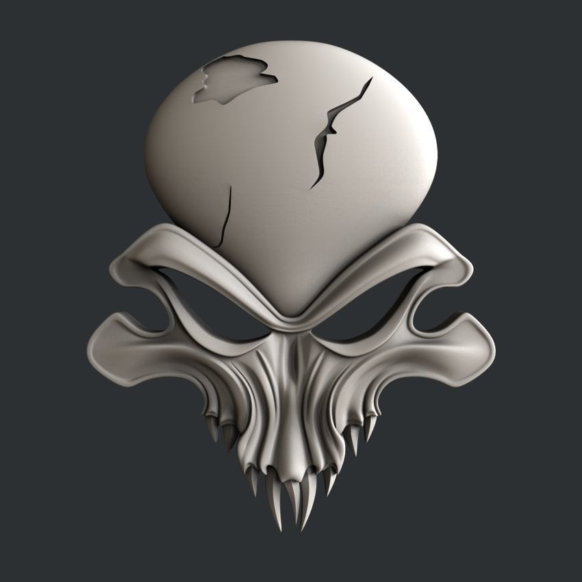 3d STL models for CNC set skulls 3D model | CGTrader