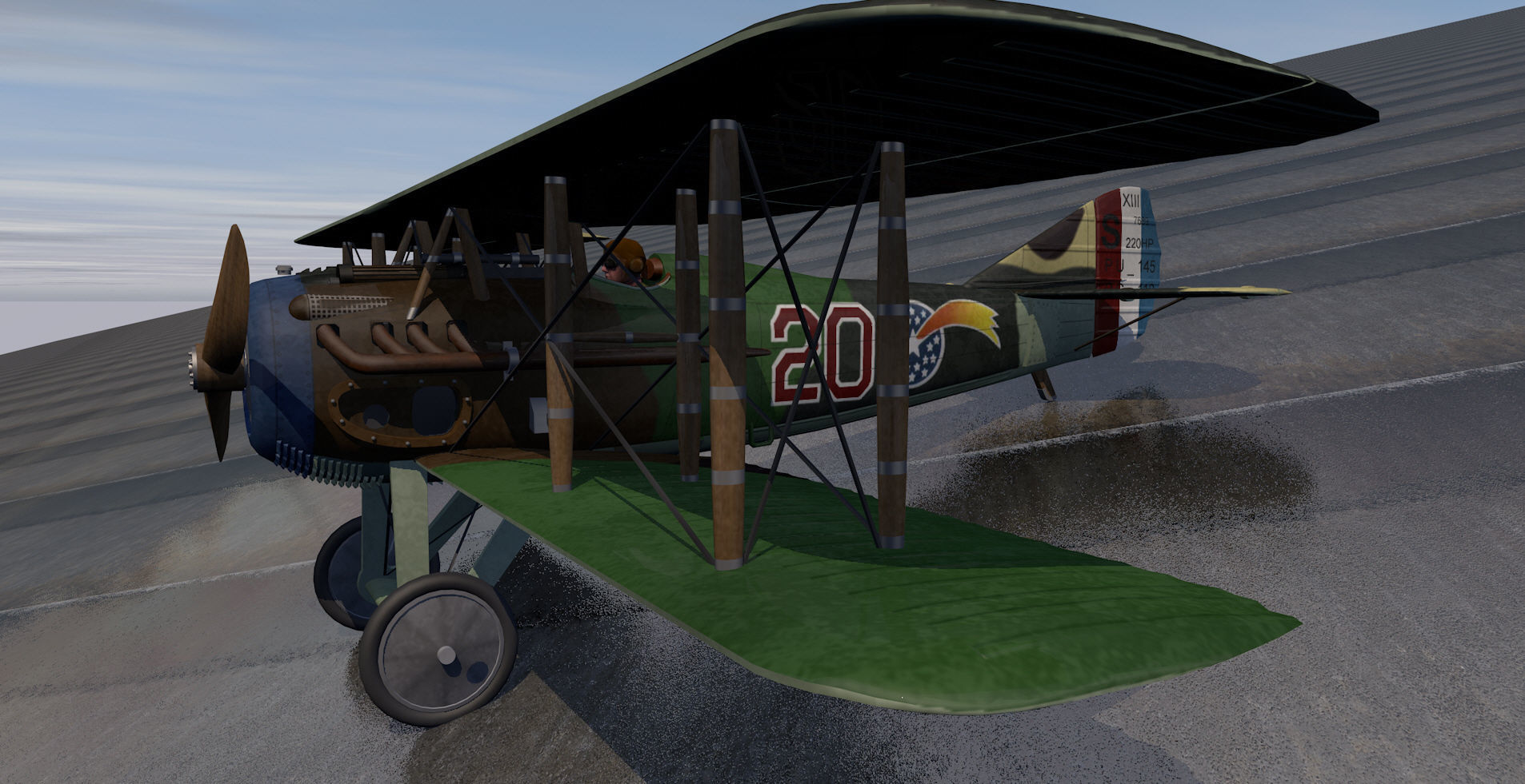 Spad XIII - S-13 3D model | CGTrader