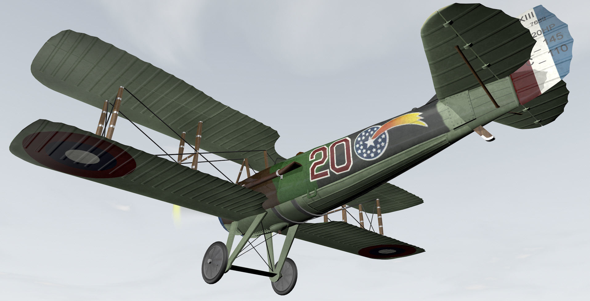 Spad XIII - S-13 3D model | CGTrader