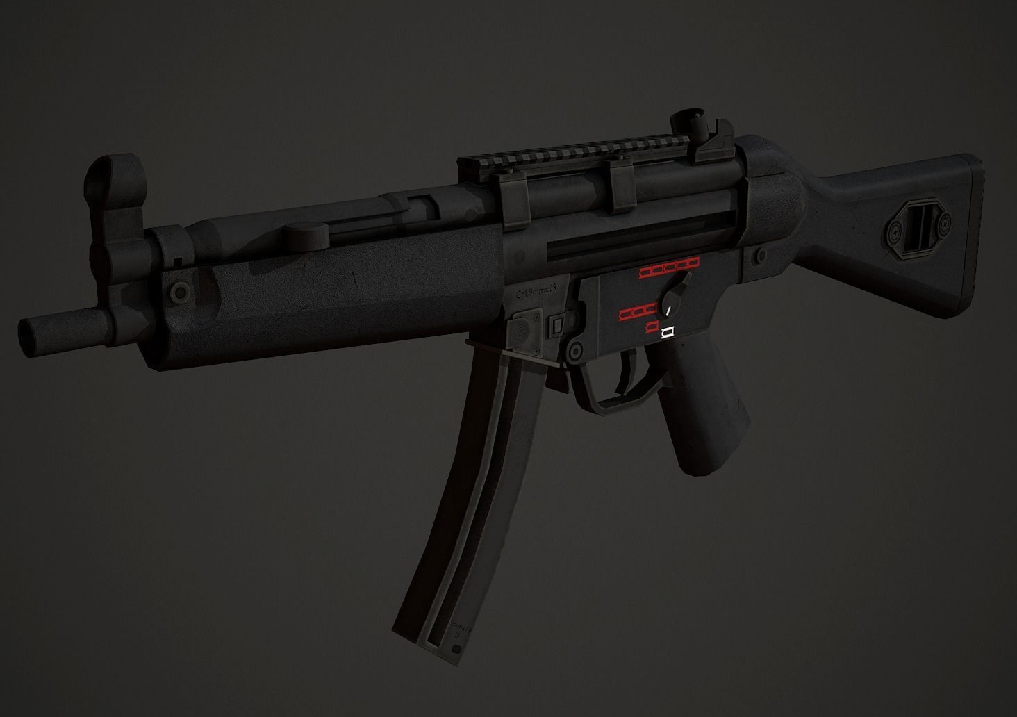 3D model HK Mp5 Low Poly VR / AR / low-poly | CGTrader