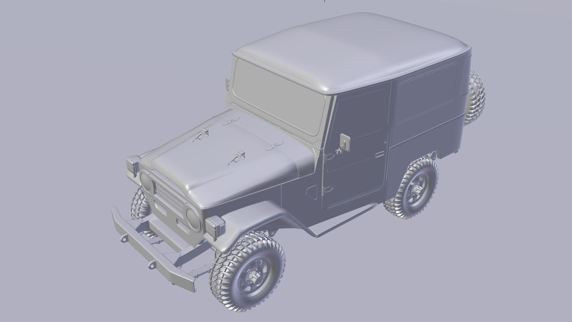 a TOYOTA fj40 car modell 3D model | CGTrader