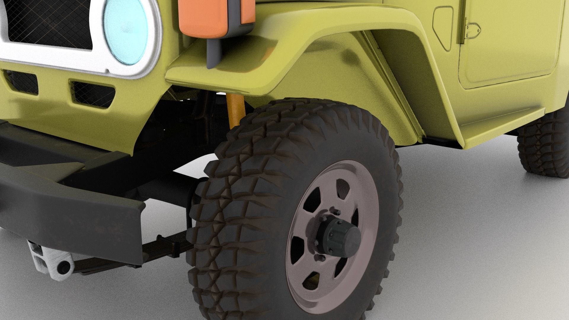 a TOYOTA fj40 car modell 3D model | CGTrader