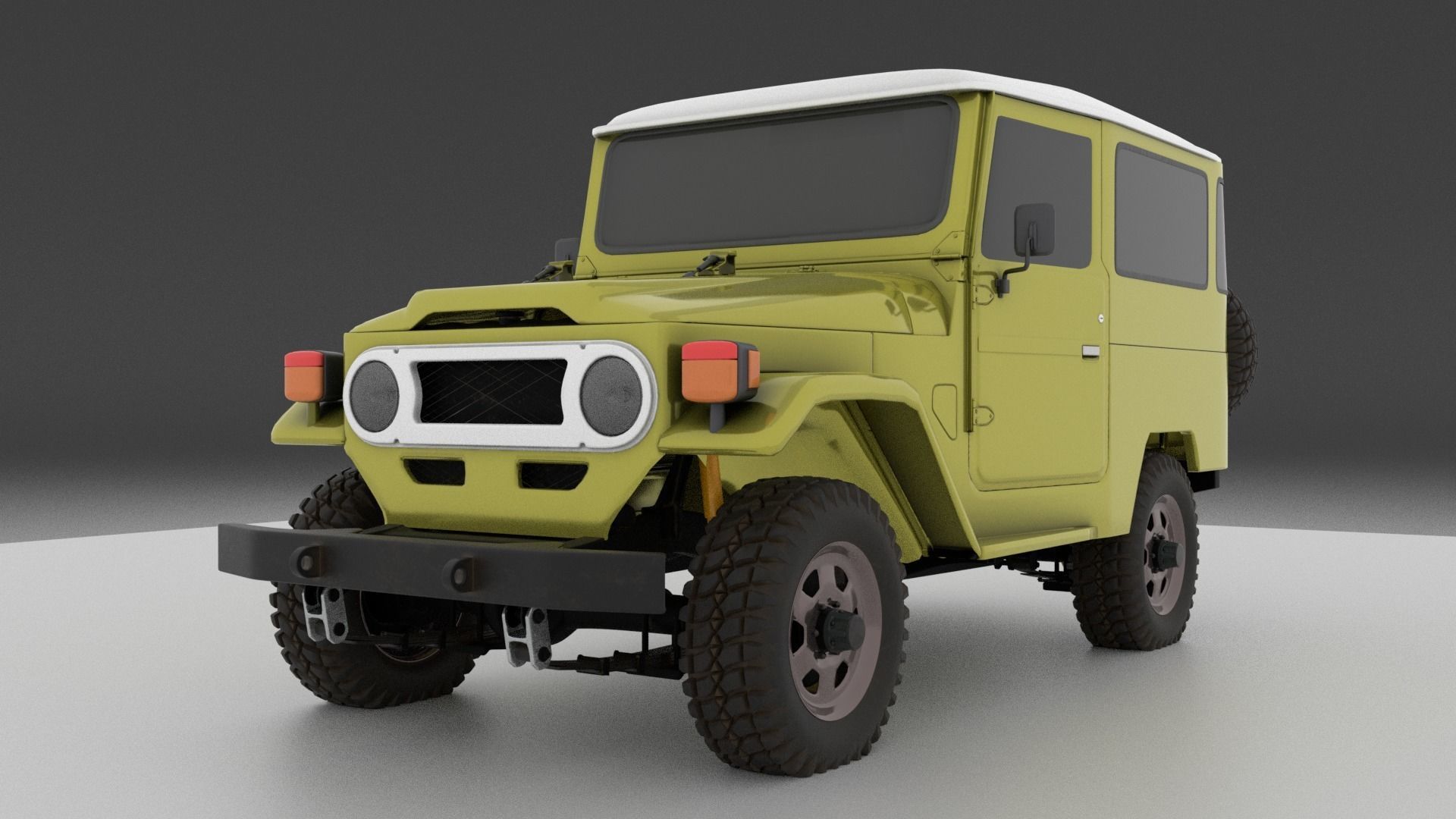 a TOYOTA fj40 car modell 3D model | CGTrader