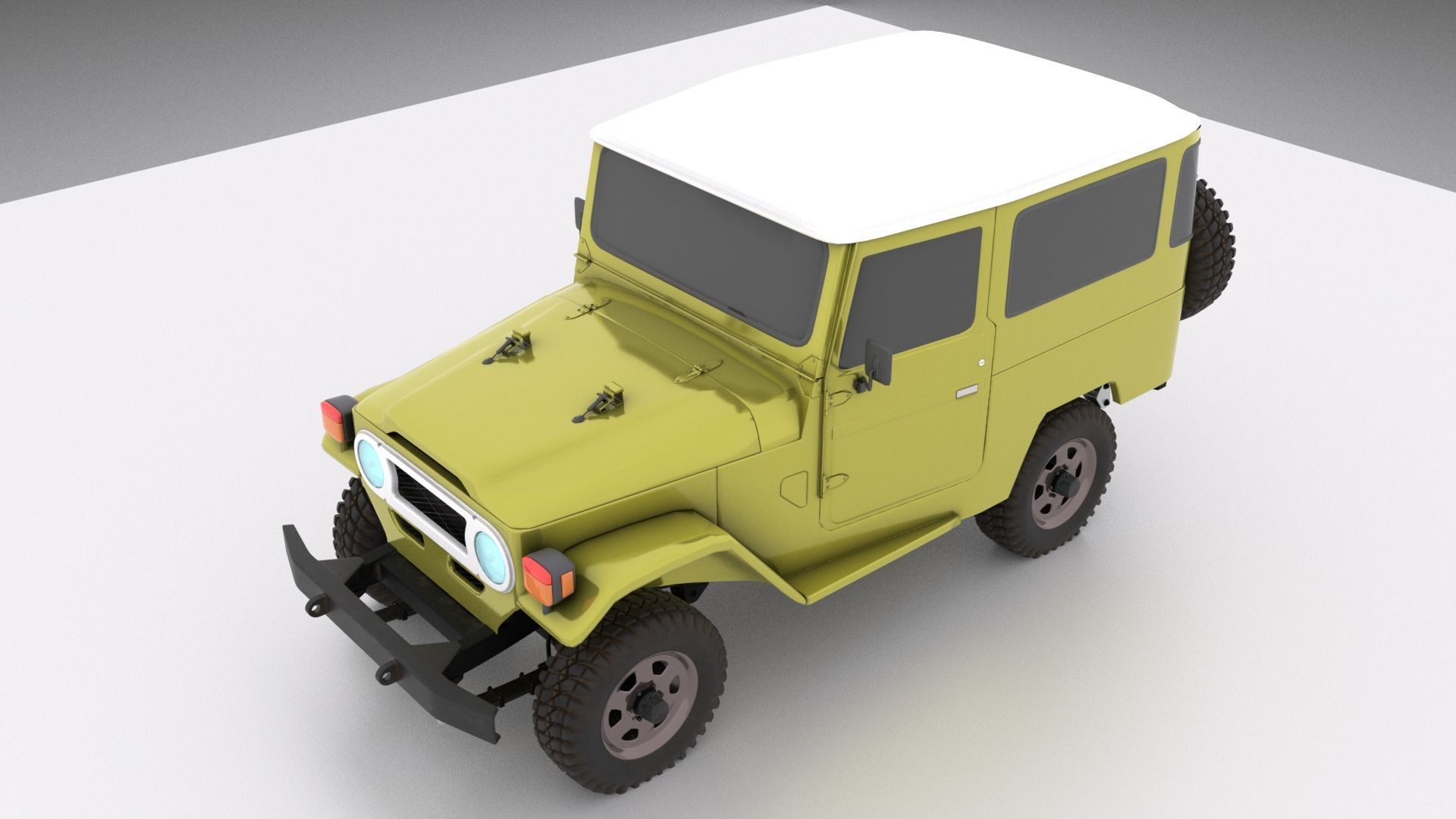 a TOYOTA fj40 car modell 3D model | CGTrader