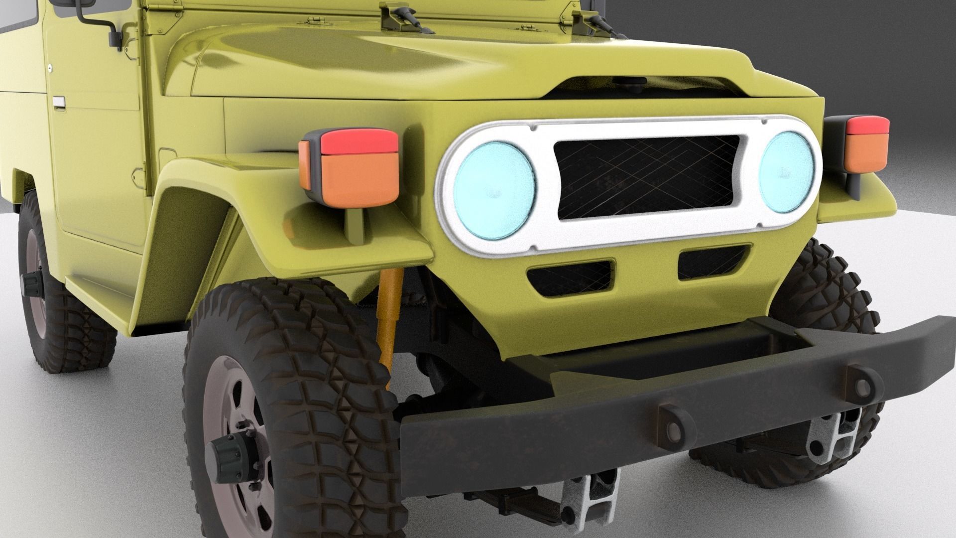 a TOYOTA fj40 car modell 3D model | CGTrader