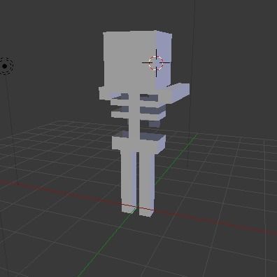 3D model MINECRAFT WITHER SKELETON VR / AR / low-poly | CGTrader