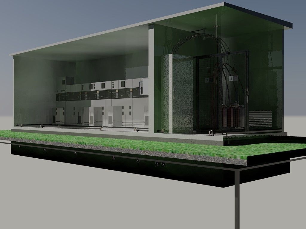 Distribution Station free 3D Model DWG IGE IGS IGES | CGTrader.com