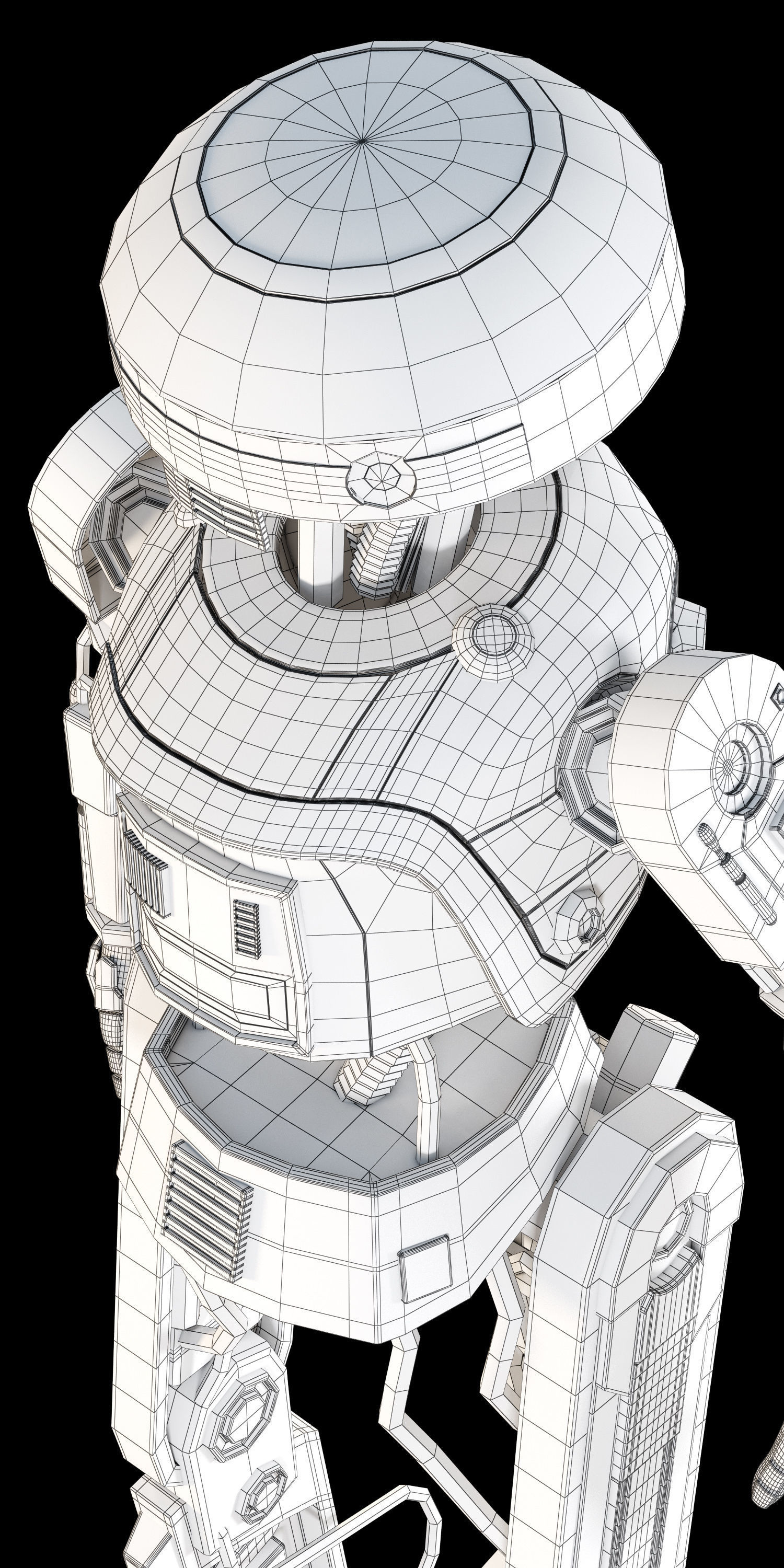 Star Wars L3-37 droid 3D model | CGTrader