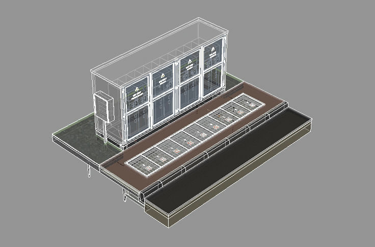 Electrical distribution station free 3D model | CGTrader