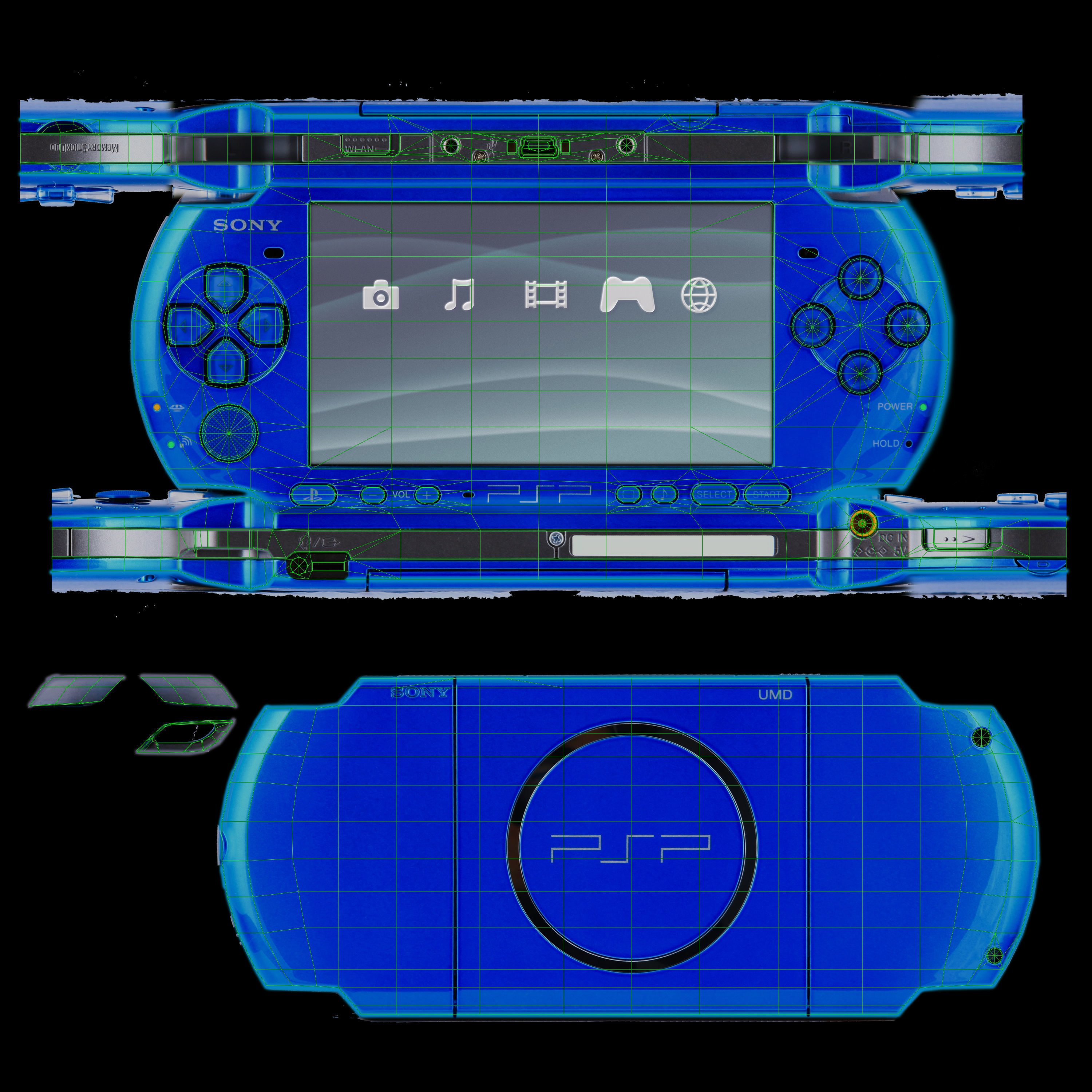 3D model Sony PSP-3008 VR / AR / low-poly | CGTrader