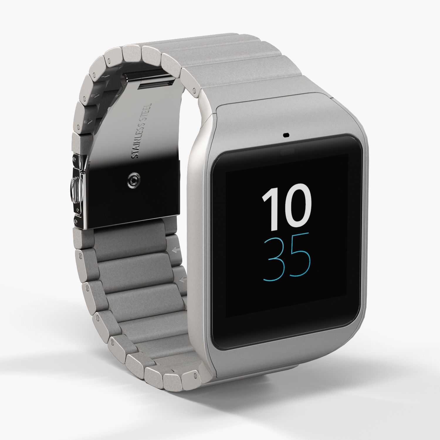 3D model Sony SmartWatch 3 Silver VR / AR / low-poly | CGTrader