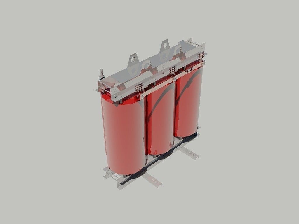 Cast-Resin Transformer 1250 kVA - 2004 kV free 3D model | CGTrader