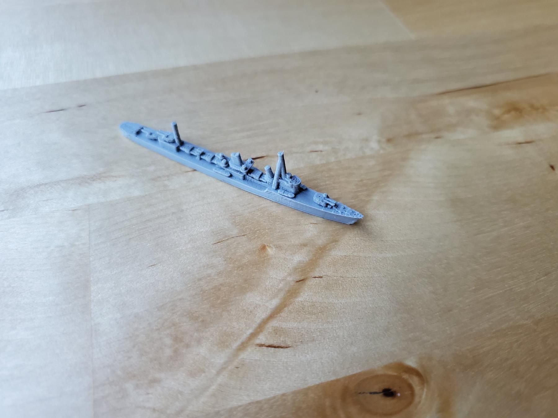 Japanese Akatsuki Class Destroyer Warship 3D model 3D printable | CGTrader