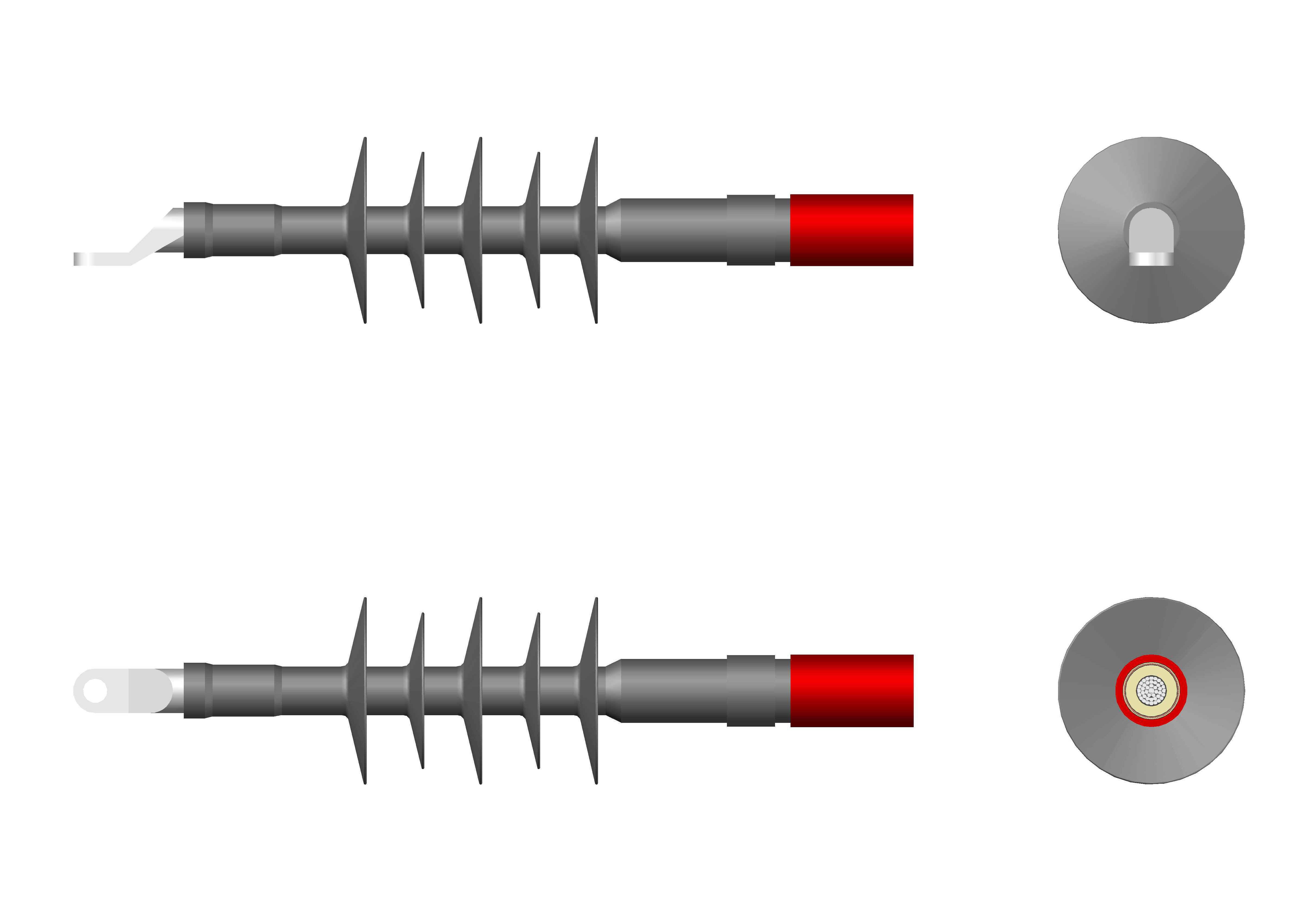 Medium voltage outdoor cable terminal free 3D model | CGTrader
