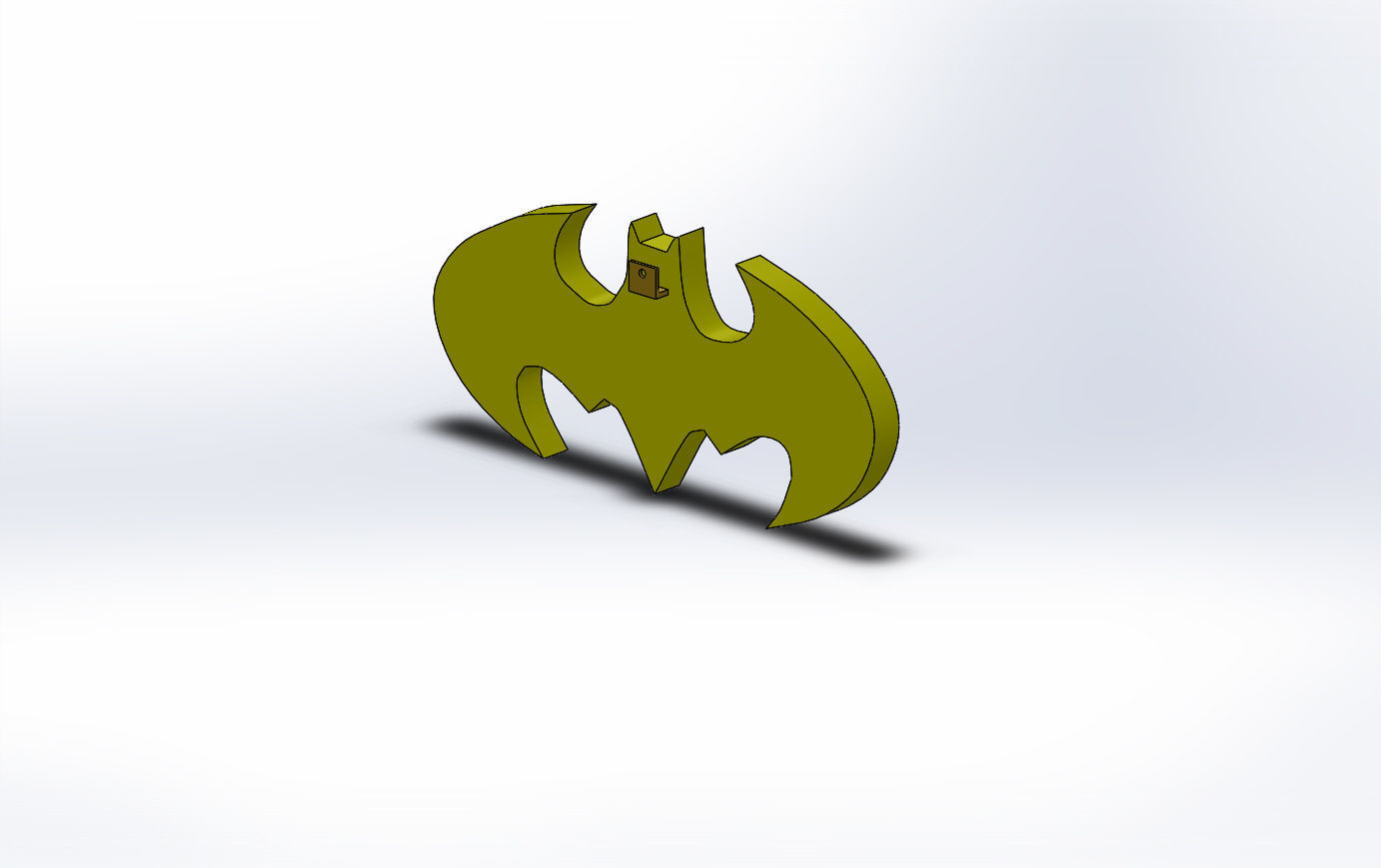 Batman logo 3D model 3D printable | CGTrader