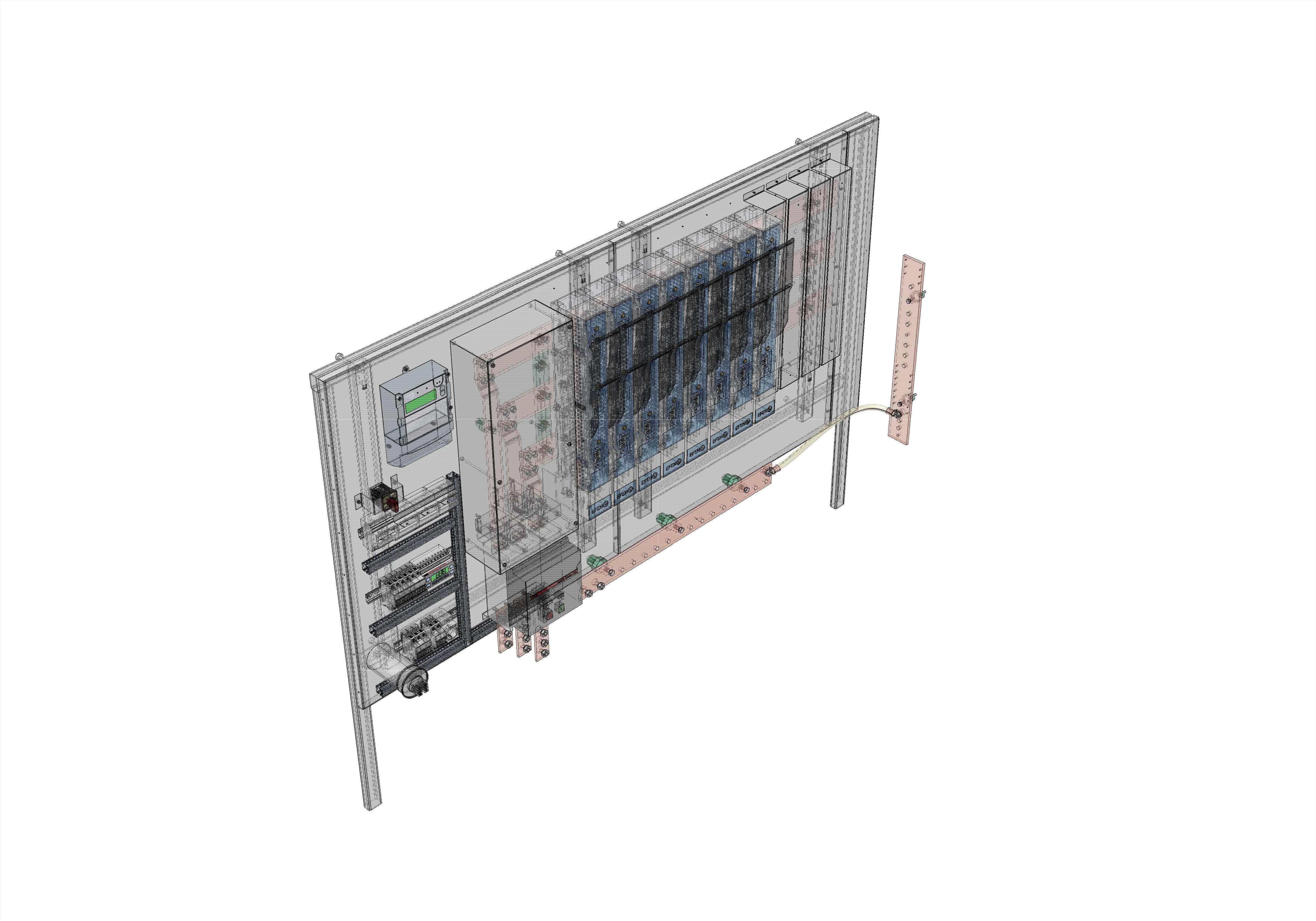 Distribution board for transformer station free 3D model | CGTrader
