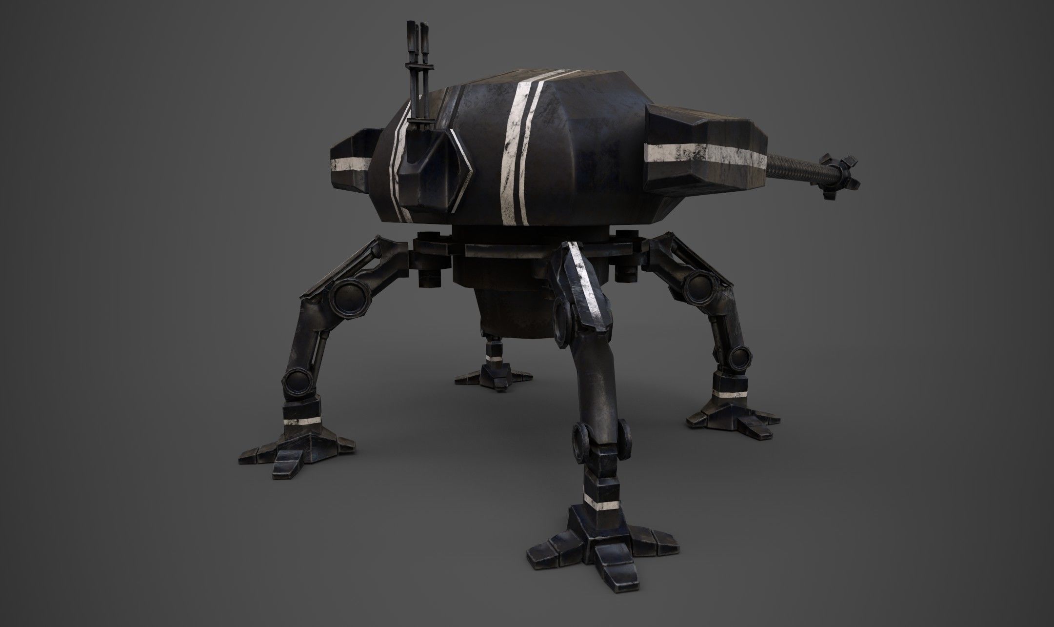 3D model Spider robot - PBR - lowpoly VR / AR / low-poly | CGTrader