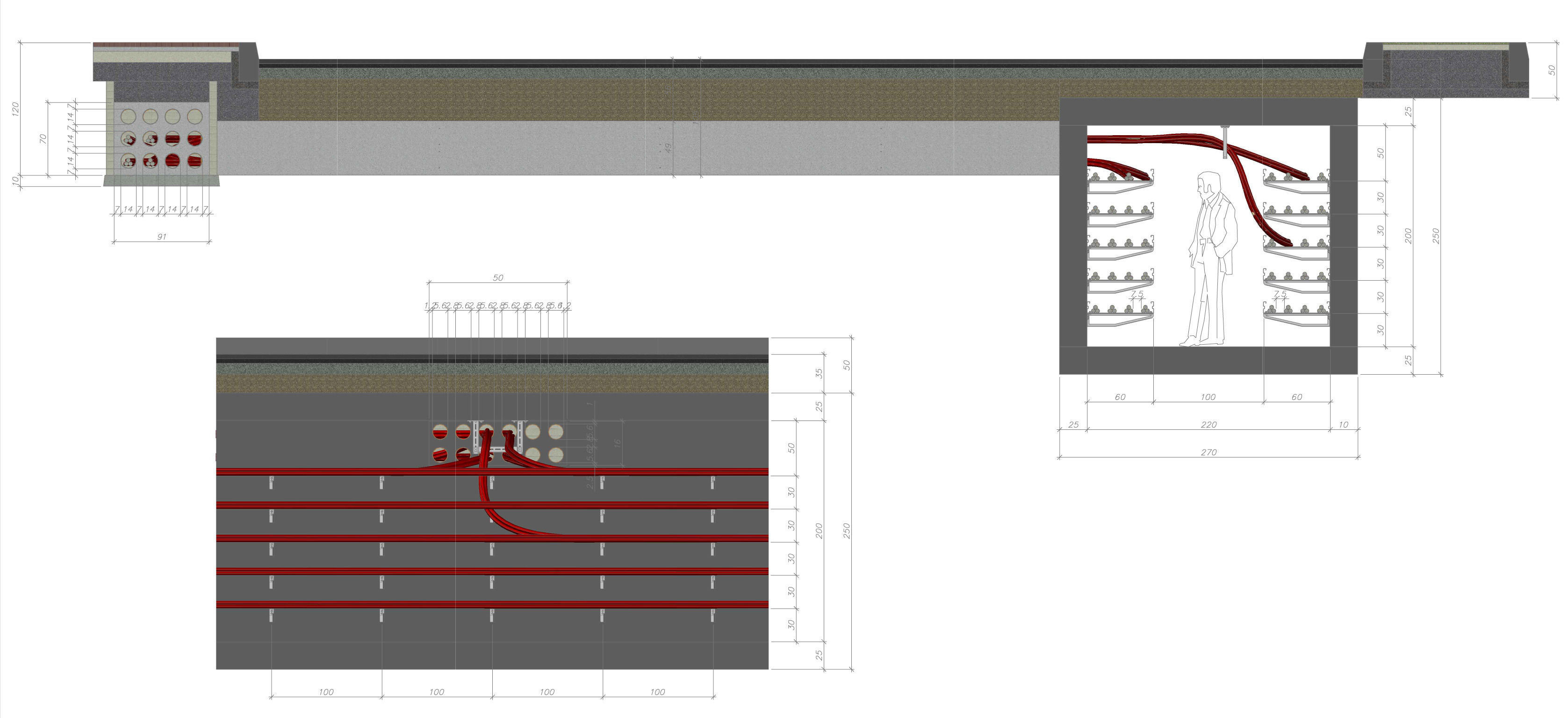 Power cables collector free 3D model | CGTrader