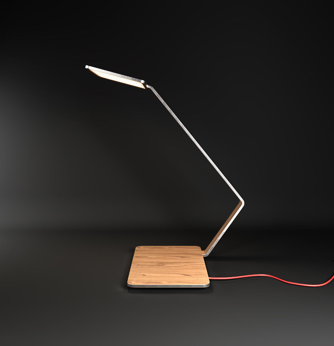 LANX Minimalist OLED Table Lamp 3D model | CGTrader