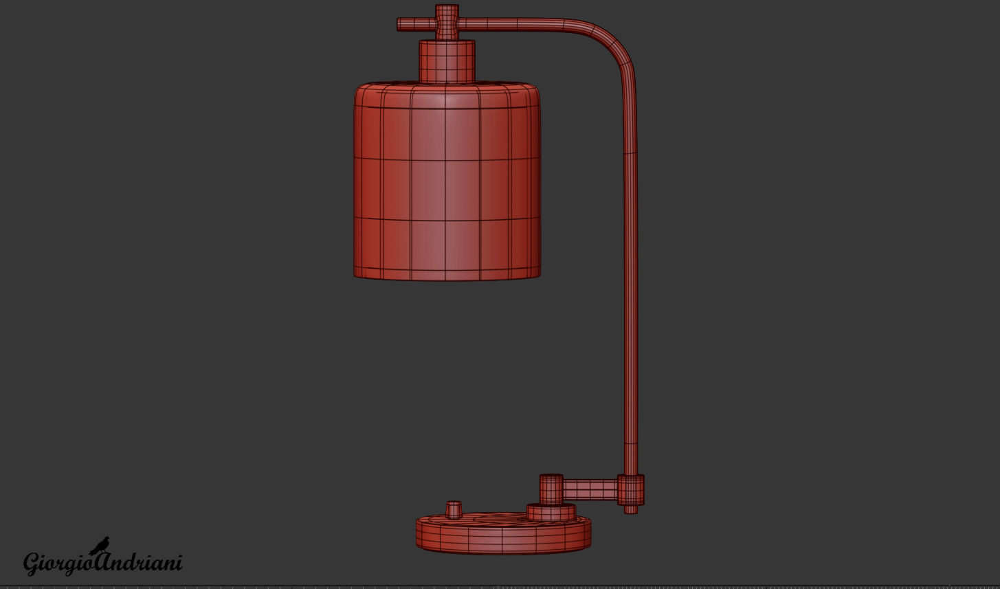 3D model Industrial Table Lamp VR / AR / low-poly | CGTrader