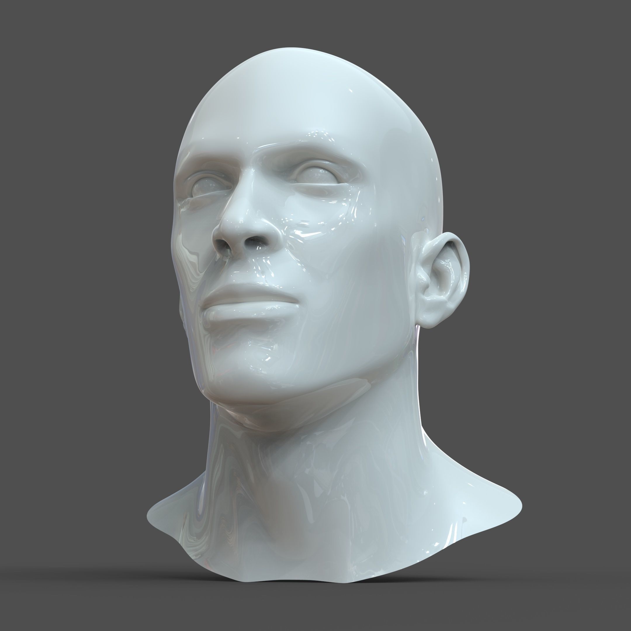 CAD-friendly Man Head Model M1P1D0V1head 3D model | CGTrader