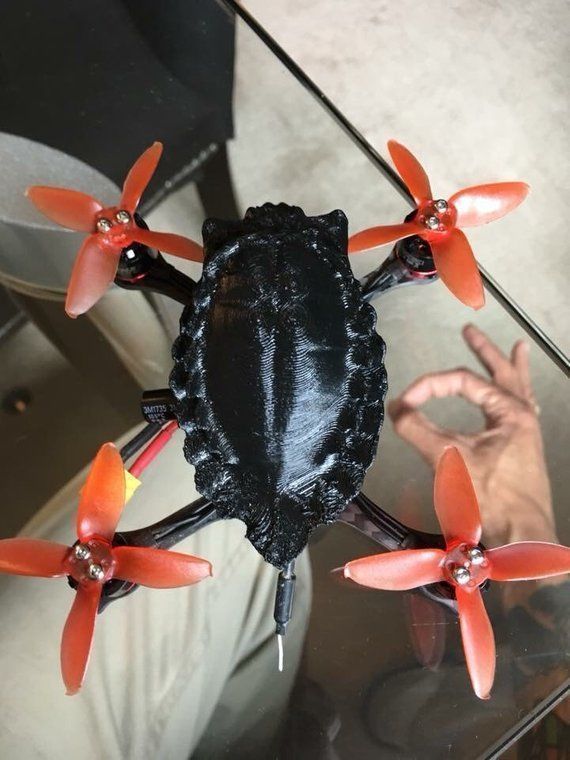 Babyhawk R Predator Alien Skull Drone Canopy 3D model 3D printable ...