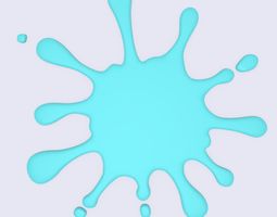 Low-poly Water splash 3D Models | CGTrader