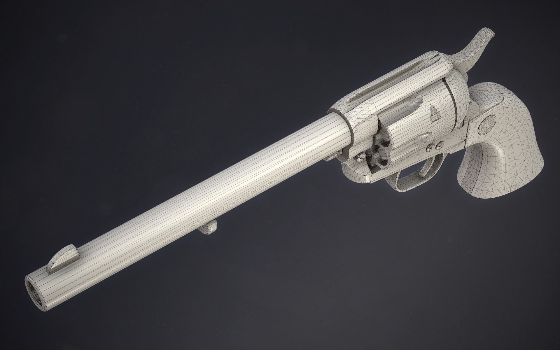 3D model Colt Single Action Army - Peacemaker VR / AR / low-poly | CGTrader
