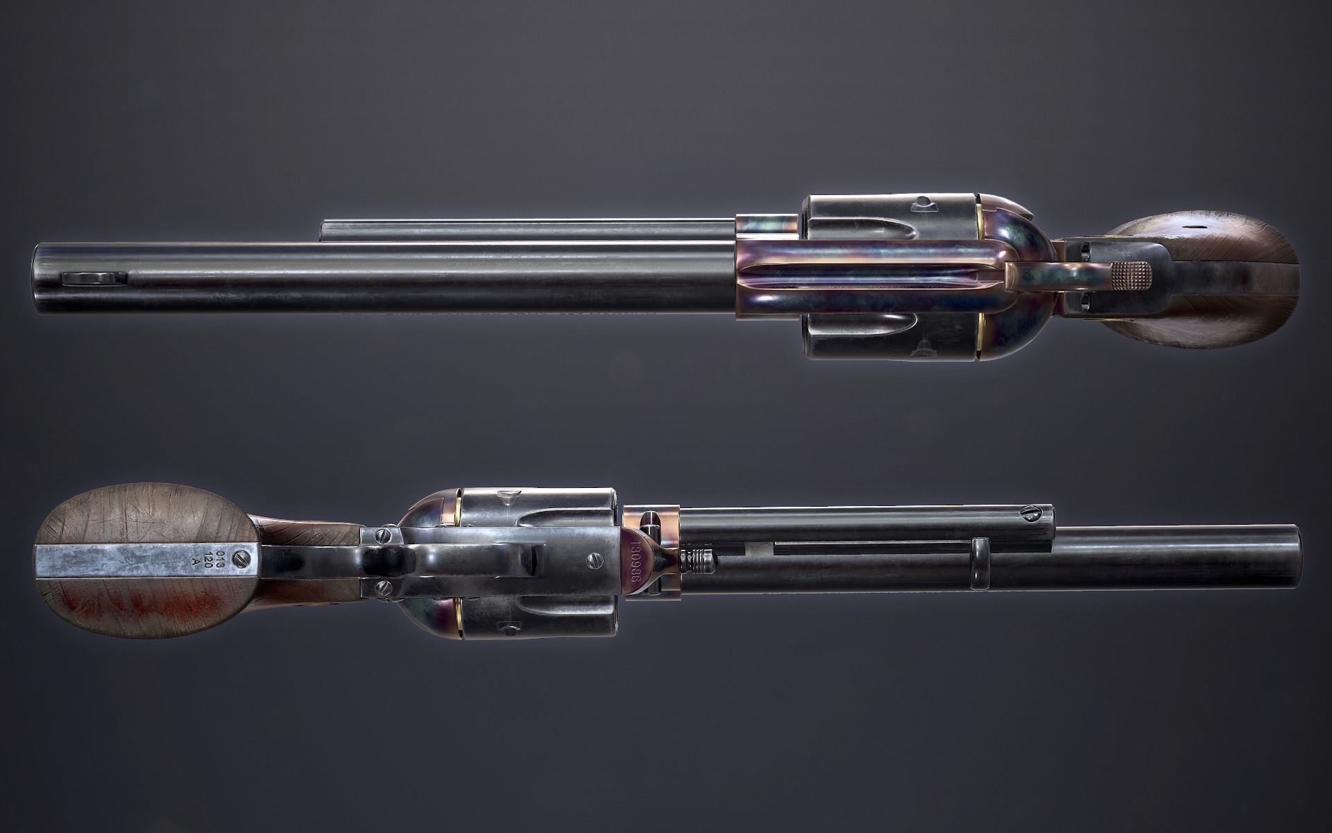 3D model Colt Single Action Army - Peacemaker VR / AR / low-poly | CGTrader
