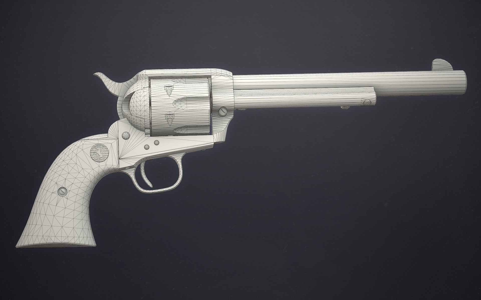 3D model Colt Single Action Army - Peacemaker VR / AR / low-poly | CGTrader
