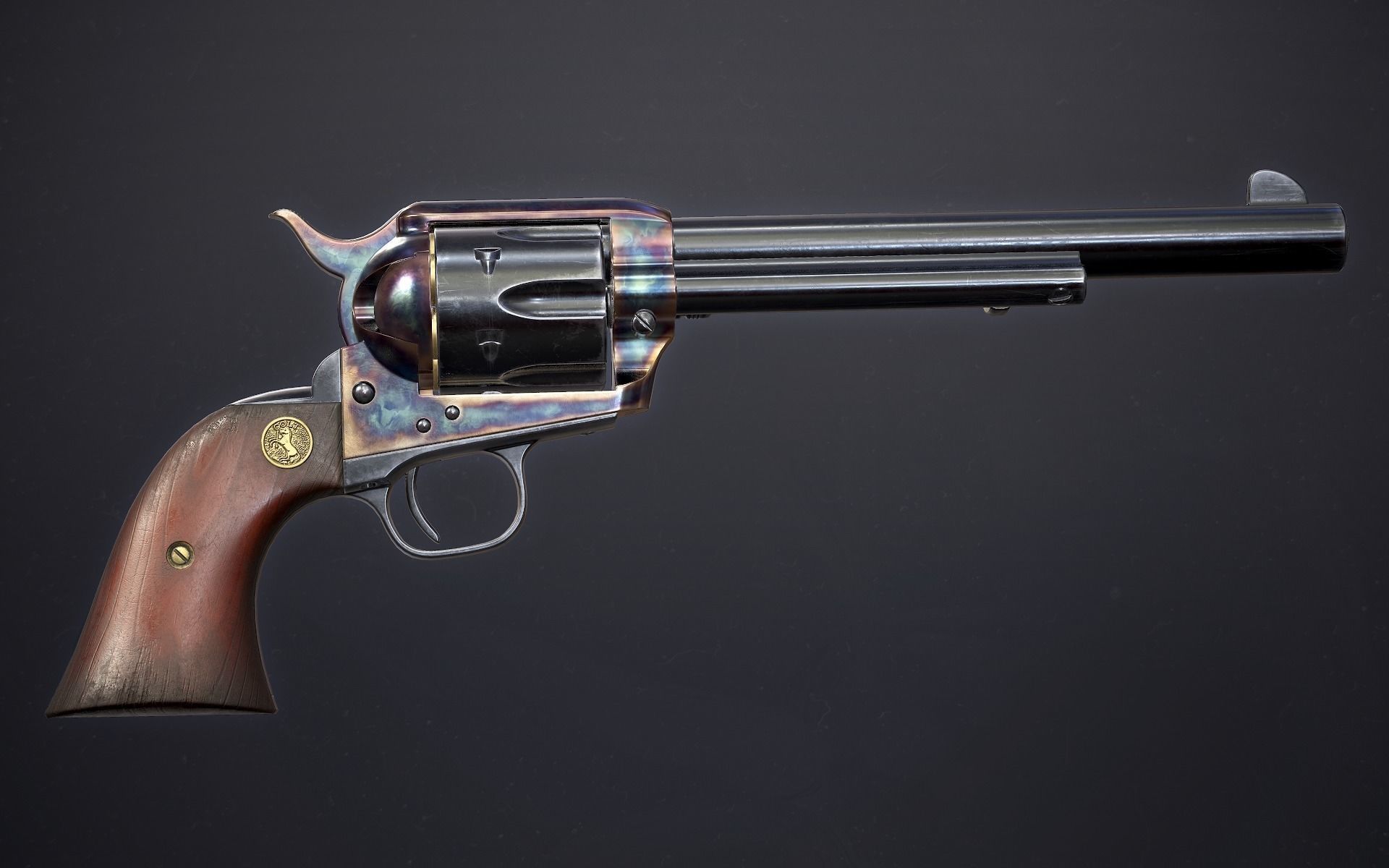 3D model Colt Single Action Army - Peacemaker VR / AR / low-poly | CGTrader