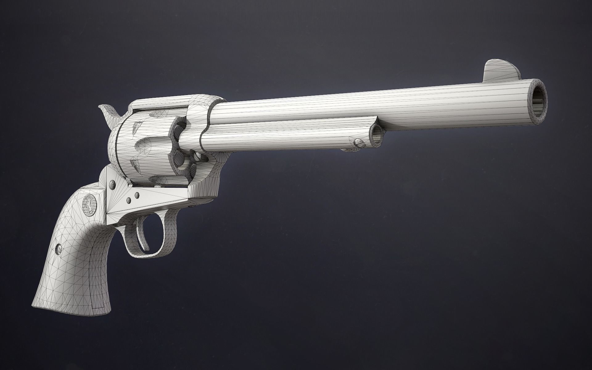 3D model Colt Single Action Army - Peacemaker VR / AR / low-poly | CGTrader