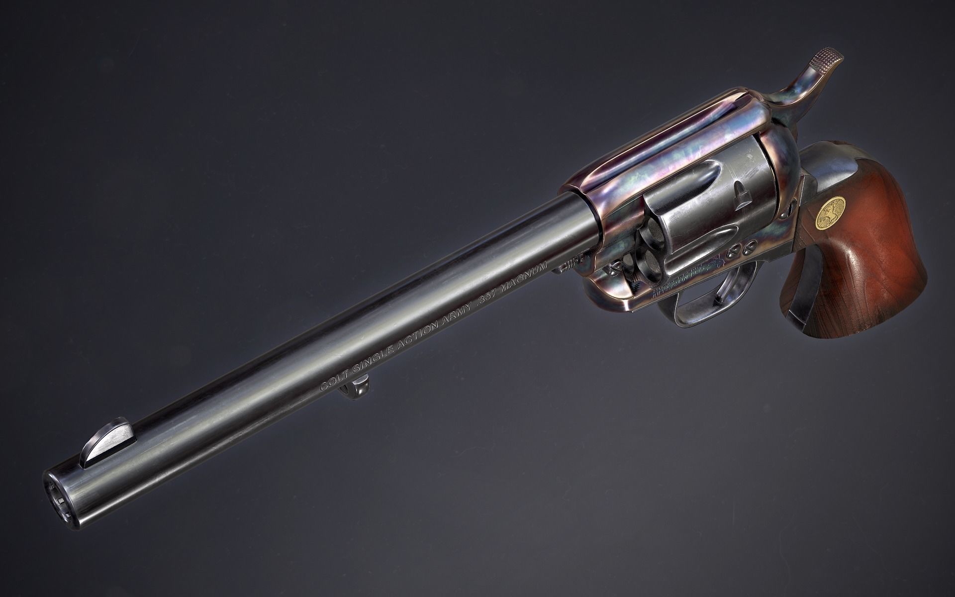 3D model Colt Single Action Army - Peacemaker VR / AR / low-poly | CGTrader