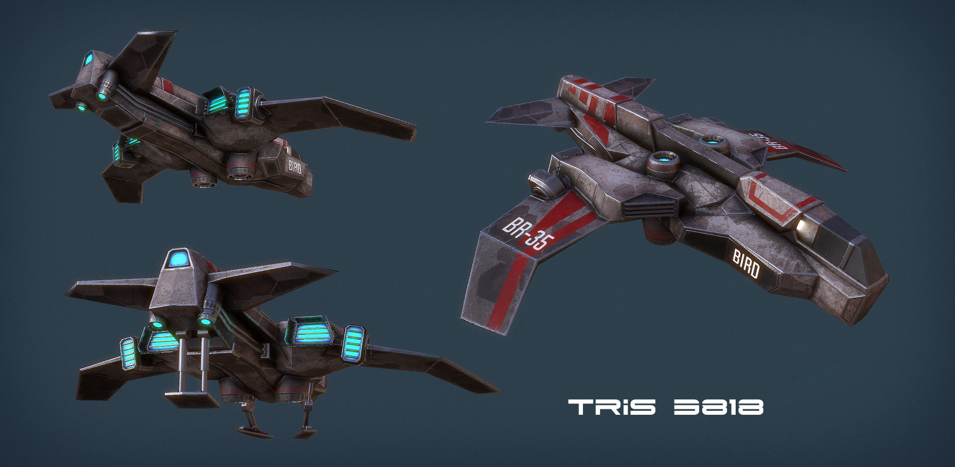 3D model RTS Sci-Fi game assets v2 VR / AR / low-poly animated | CGTrader