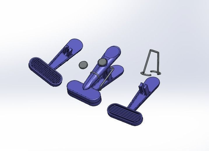 Chip Clip 3D Model .sldprt .sldasm .slddrw - CGTrader.com